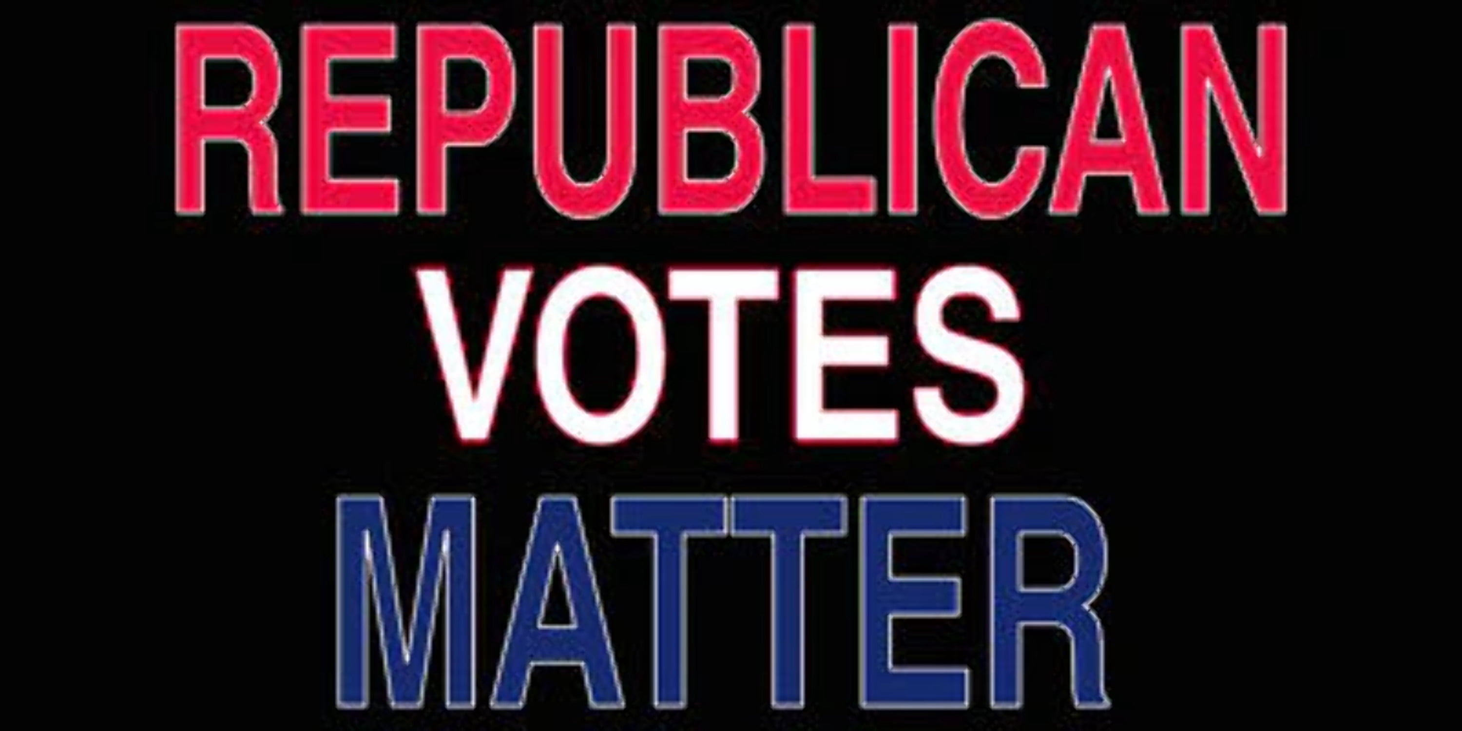 Republican Votes Matter Black RWB Vinyl Decal Bumper Sticker - Walmart.com