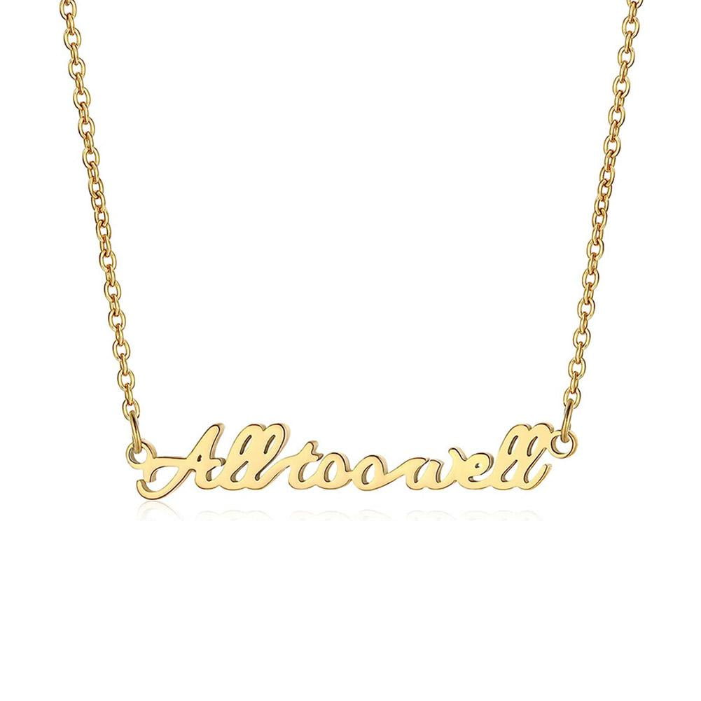 Reputation Singer Taylor Signature Necklace Inspired Music Lover Fan ...