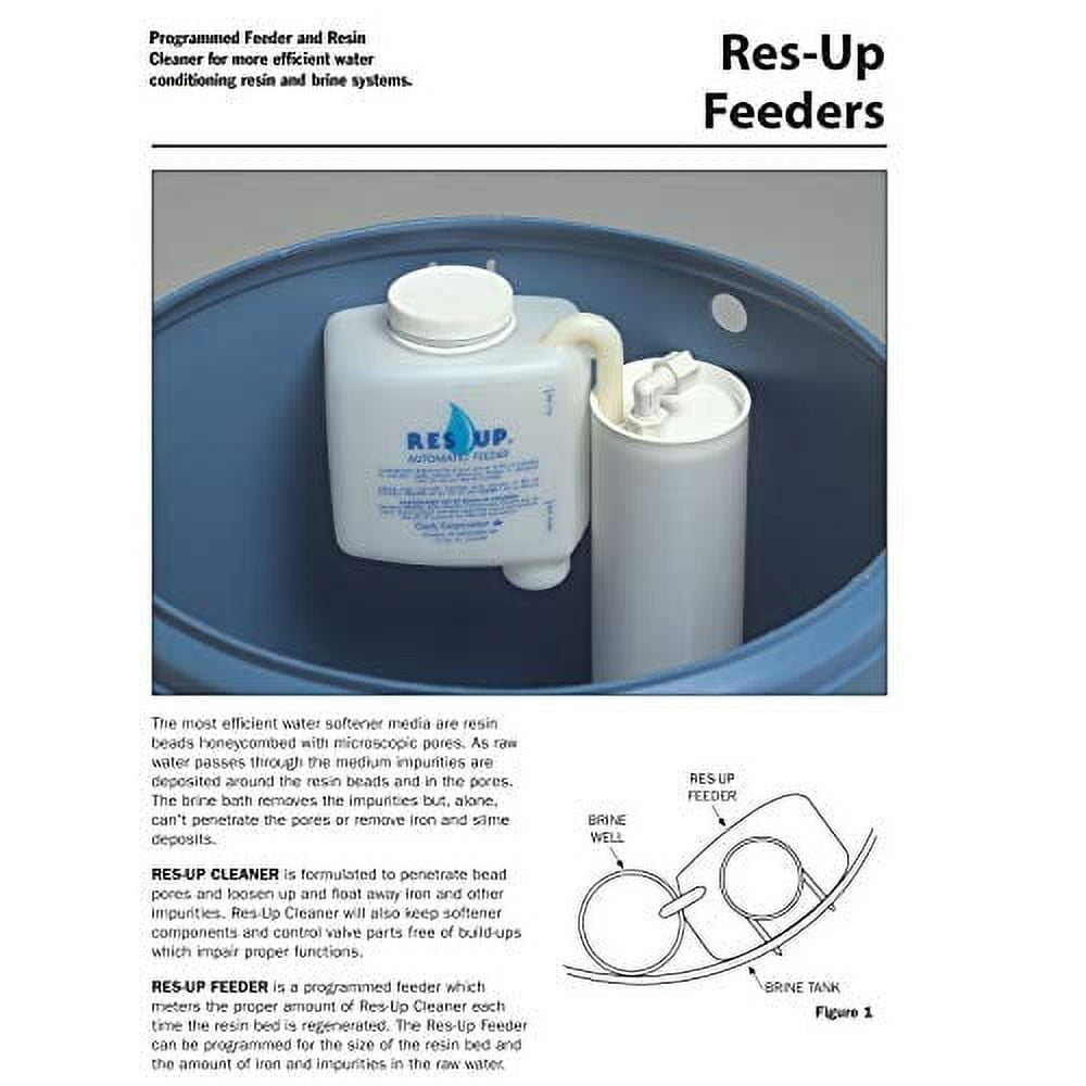 Res-up Gallon with Feeder (0.4oz) - Water Softener Cleaning Solution ...