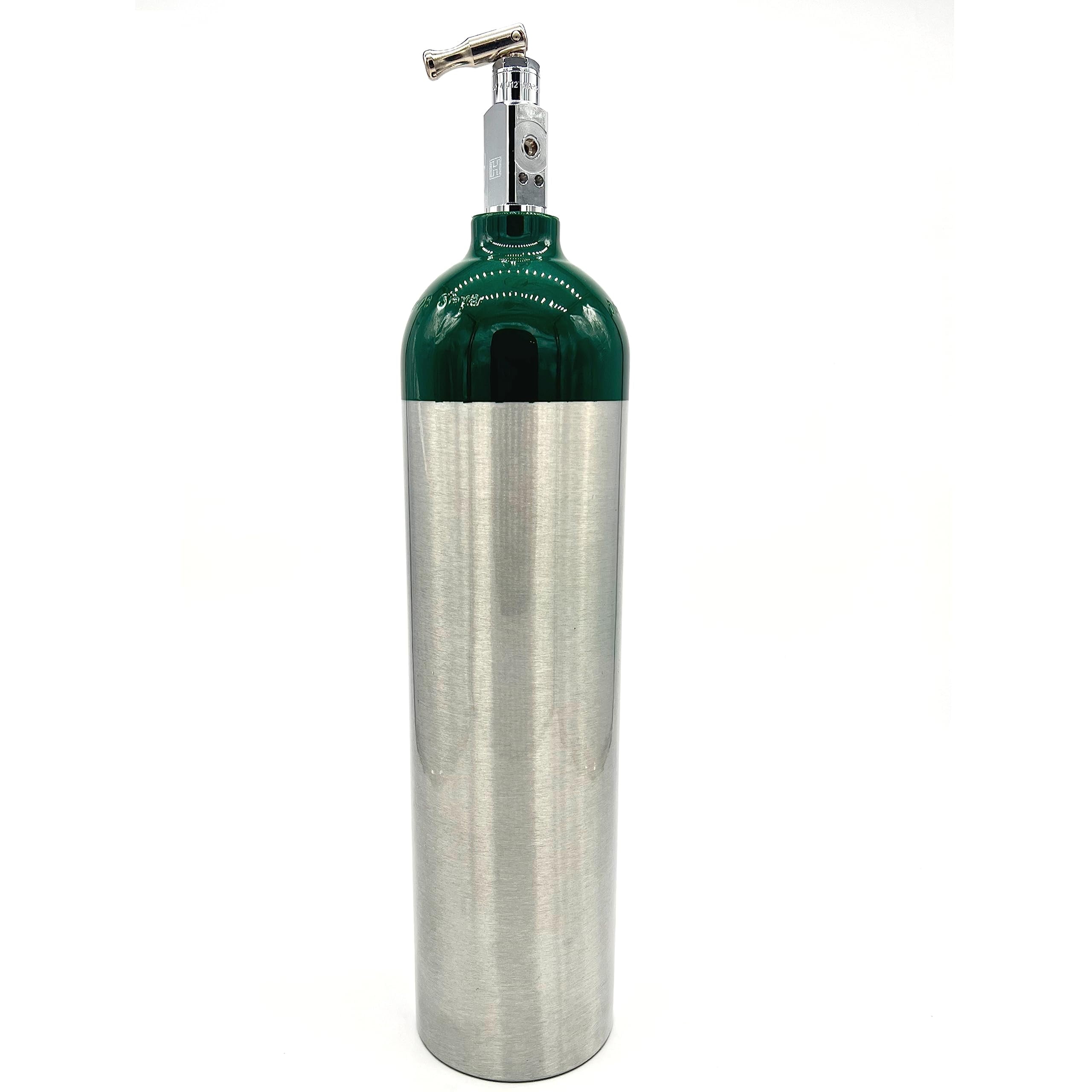 ResOne E Size Aluminum Medical Oxygen Cylinder 24.1 cf w/CGA-870 Toggle ...
