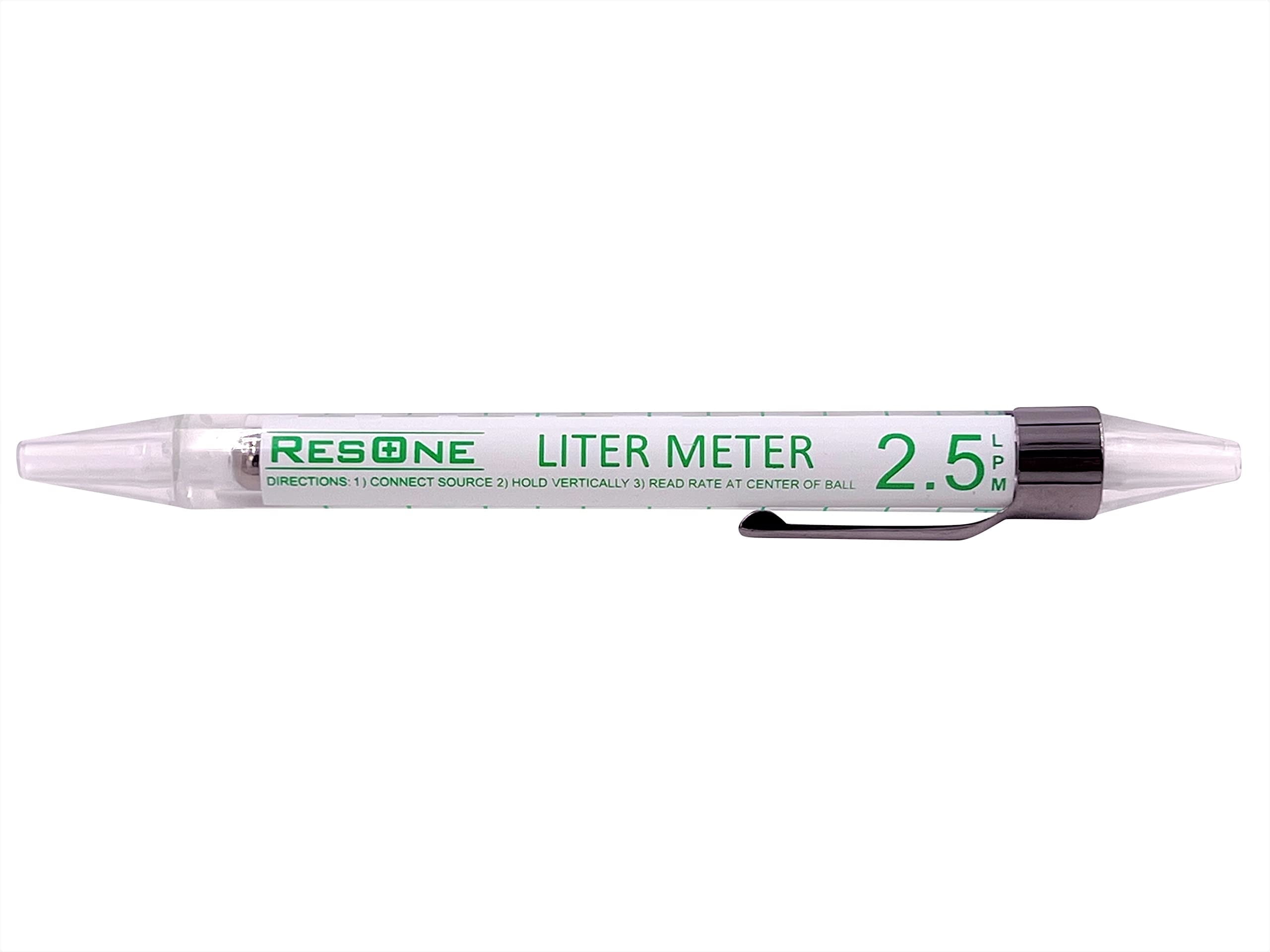 ResOne Pediatric Liter Meter Pen: Measure Oxygen Flow Rates Up To 2.5 ...