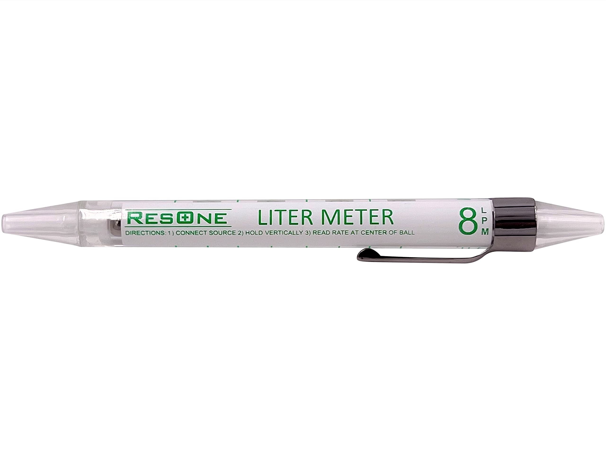 ResOne Standard Liter Meter Pen: Measure Oxygen Flow Rates Up To 8 LPM ...