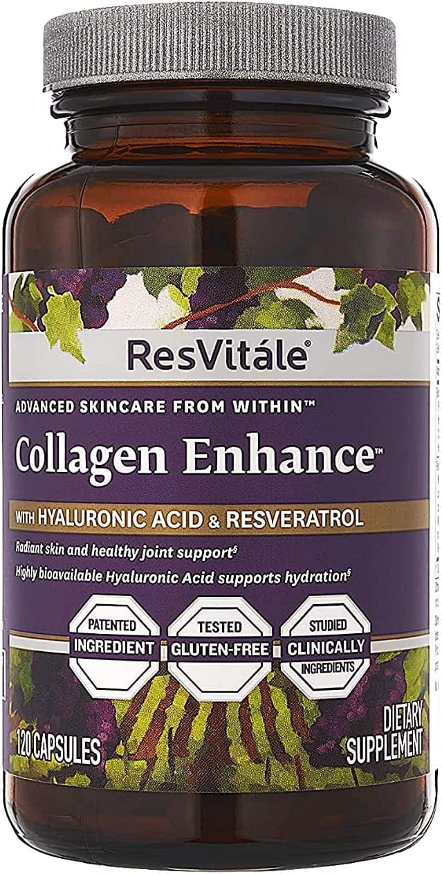 ResVitale Anti Aging Beauty Collagen Supplement - Wrinkles Reduction ...