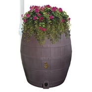 RainStation 45 Gallon Rain Barrel - Water Collection System with Hose ...