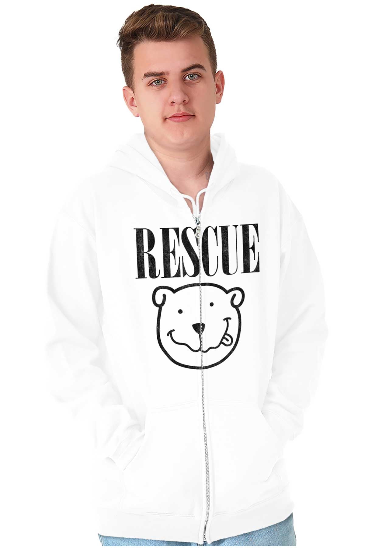 Rescue Animals Endangered Species Zip Up Hoodie Men's Women's Brisco ...
