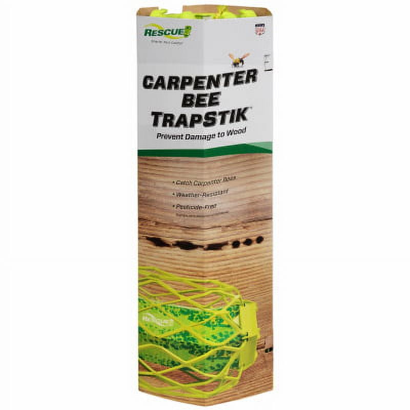 Rescue Carpenter Bee TrapStik With Bird Guard Catches Carpenter Bee ...
