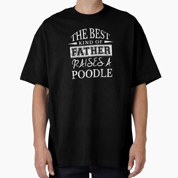 Rescue Dog Dad Best her Poodle Shirt, Dad Graphic Tee - Walmart.com