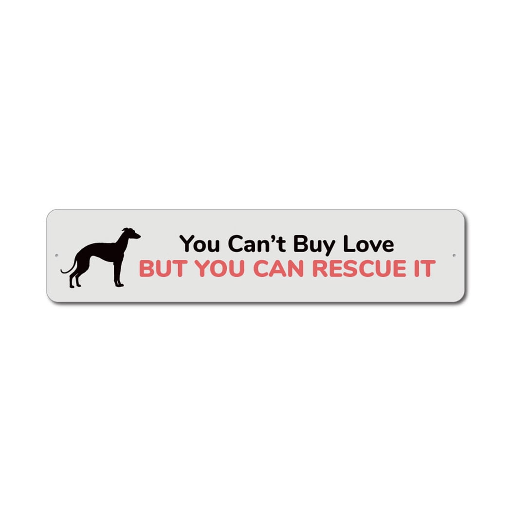 Rescue Dog Sign, Dog Rescuer Sign, Dog Rescue Sign, Greyhound Sign ...