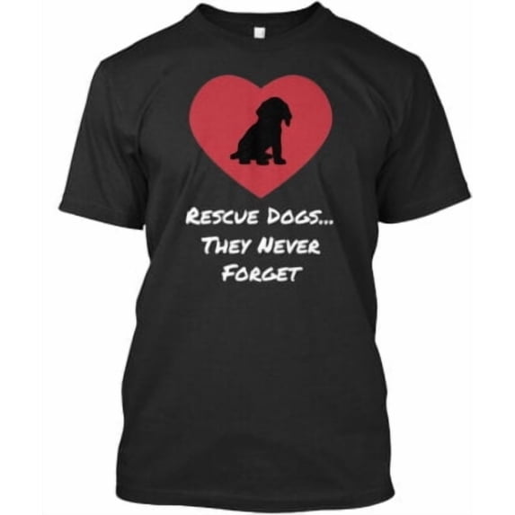 Rescue Dogs Support Adoption Animal Lover T-Shirt - Walmart.com