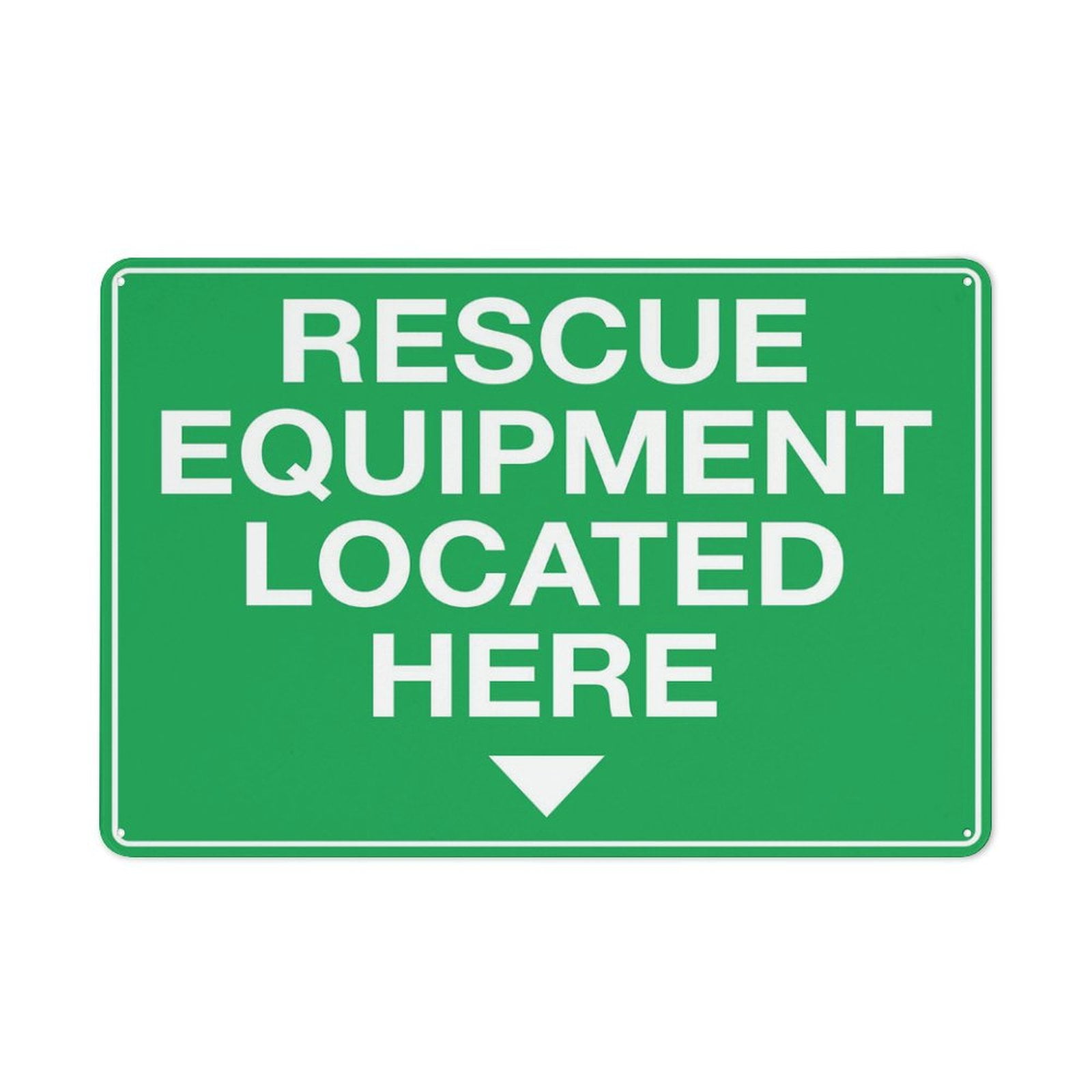 Rescue Equipment Located Here Sign Signs Outdoor, Uv Printed Aluminum ...