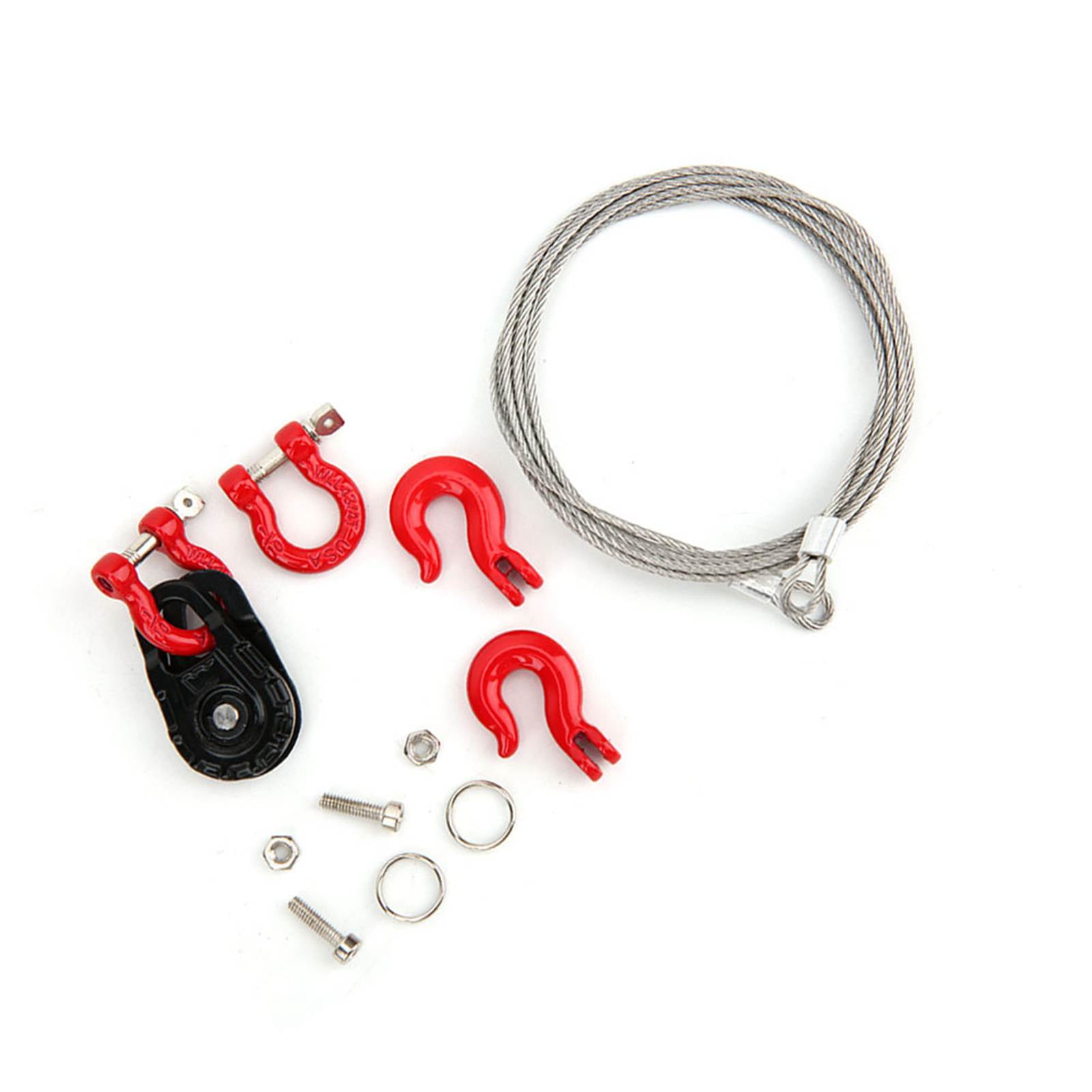 Rescue Equipment Three Piece Set RC Steel Rope / Pulley / Lock Sleeve ...