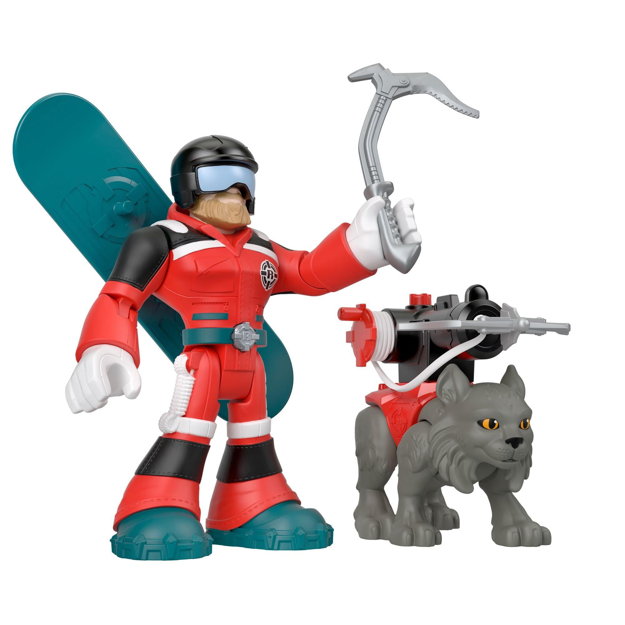 Rescue Heroes Al Valanche & Claws Figure Set - Walmart.com