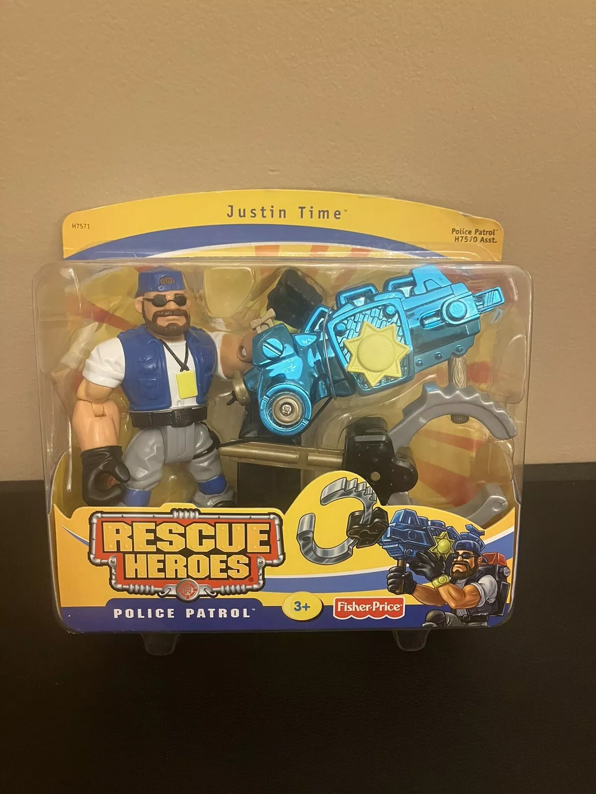 Rescue Heroes Police Patrol ( justin time ) Fisher price ( new sealed ...