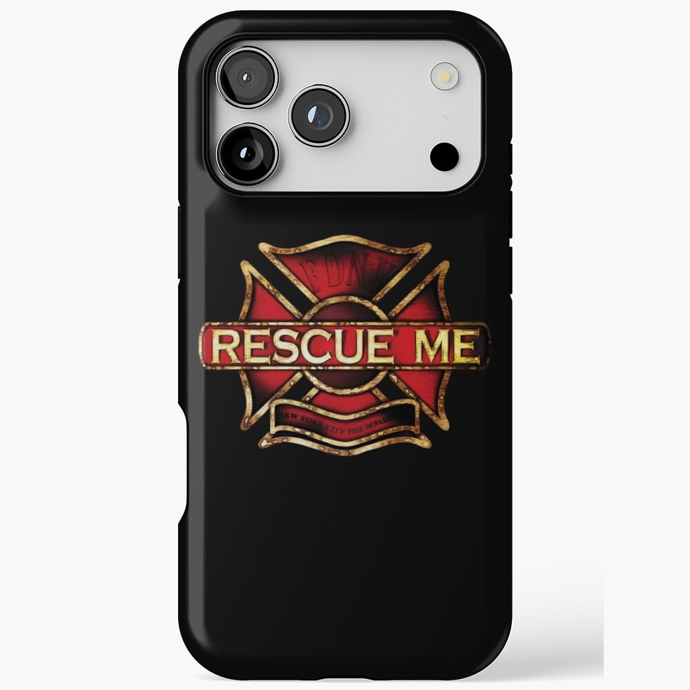 Rescue Me Maltese Fire Dog Logo Design iPhone Case 17 through 11 Pro ...