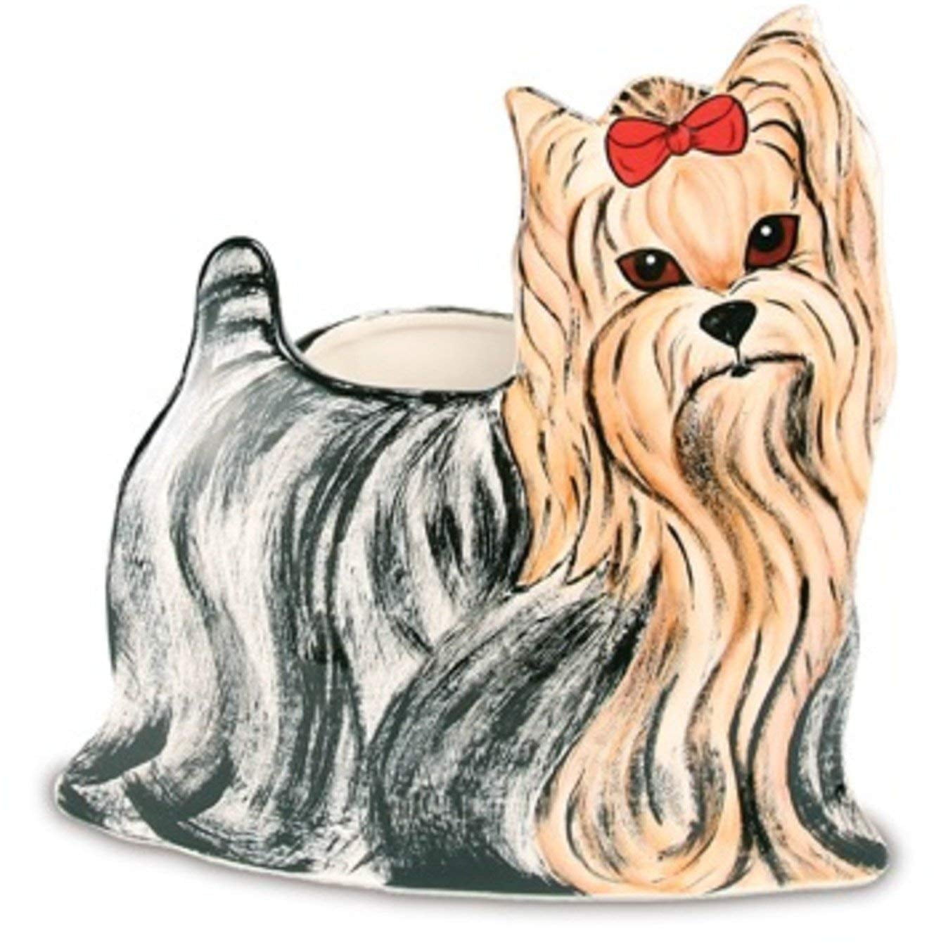 Rescue Me Now Pavilion Gift, Yorkshire Terrier Planter Vase, 9-Inches ...