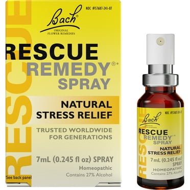 Bach Homeopathic Essence, Original Stress Relief Tincture - Calm ...