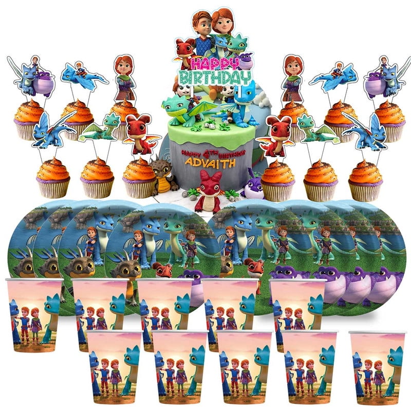 Rescue Riders Birthday Cups Party Supplies Plates Fans Decorations Cake ...