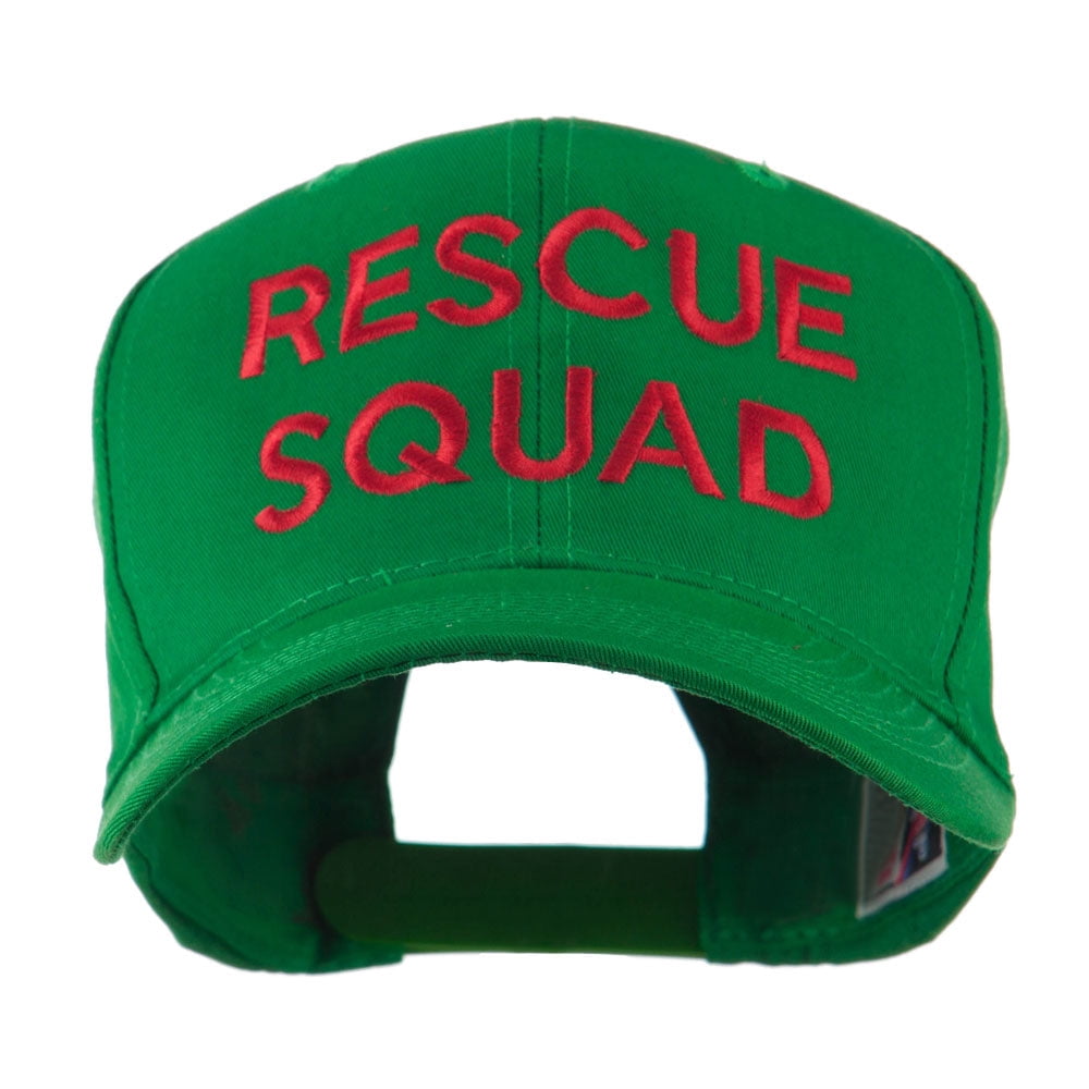 Rescue Squad Embroidered Cap - Kelly Green OSFM - Walmart.com