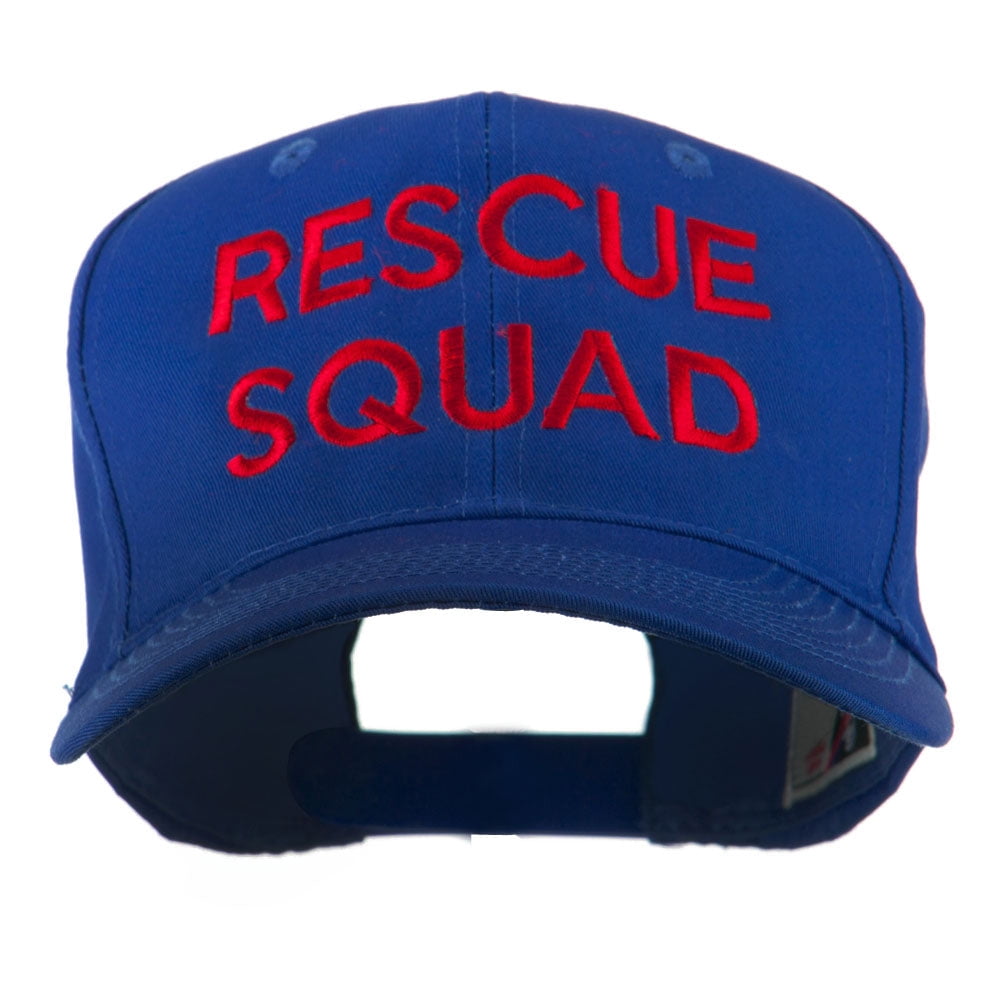 Rescue Squad Embroidered Cap - Royal OSFM - Walmart.com