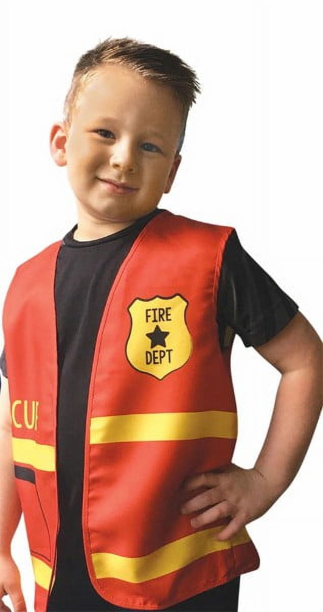 Rescue Vehicles 'First Responders' Fire Department Fabric Vest, 1pc ...