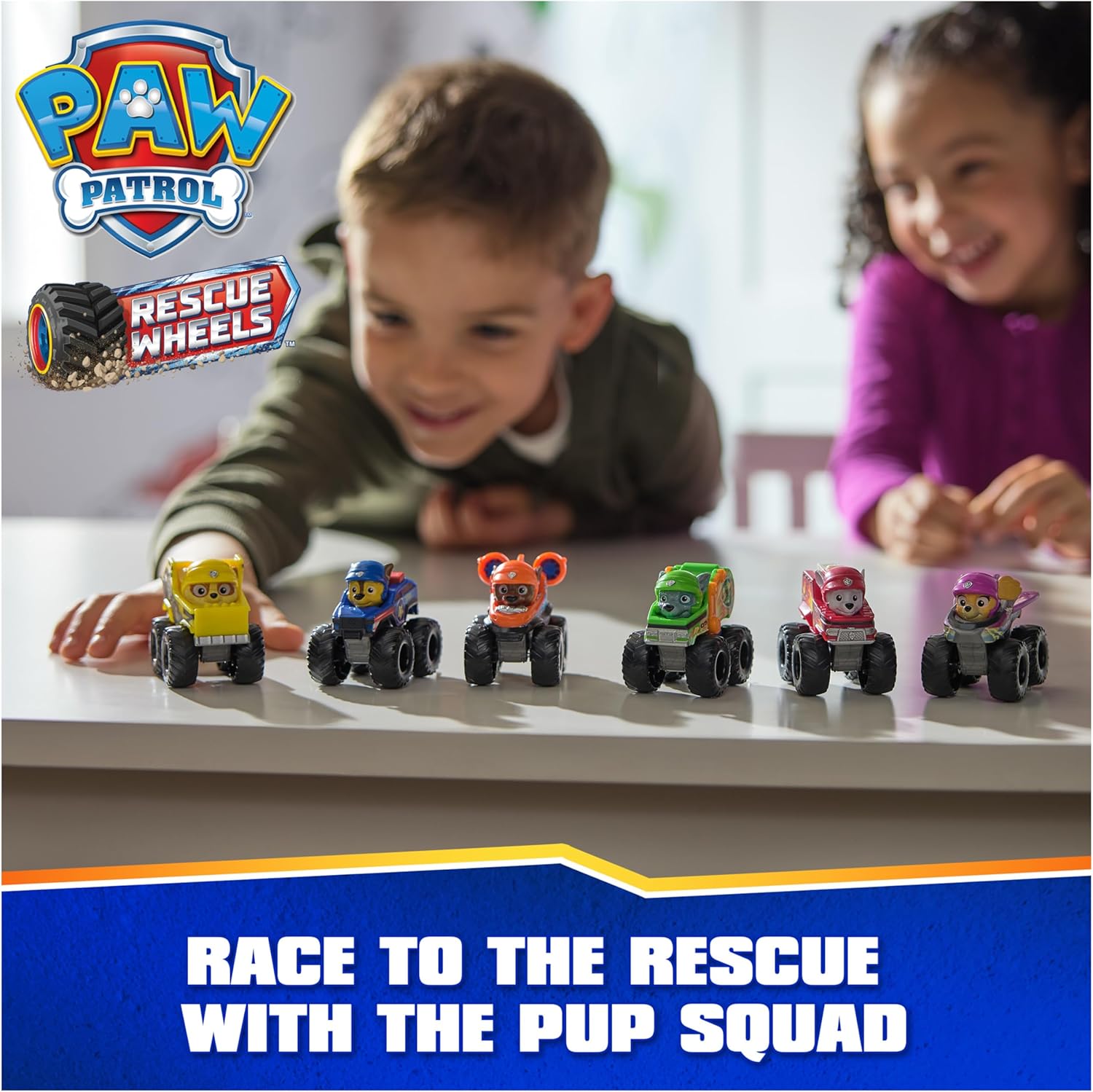 Rescue Wheels 6-Piece Pup Racer Toy Set for Kids Ages 3+ - Walmart.com