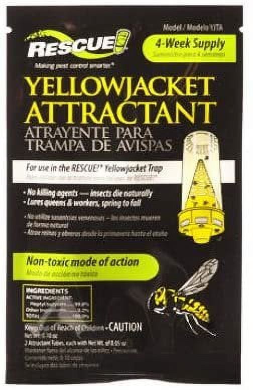 Rescue YJTA-DB36 4 Week Yellow Jacket Attractant 2 Pack - Walmart.com