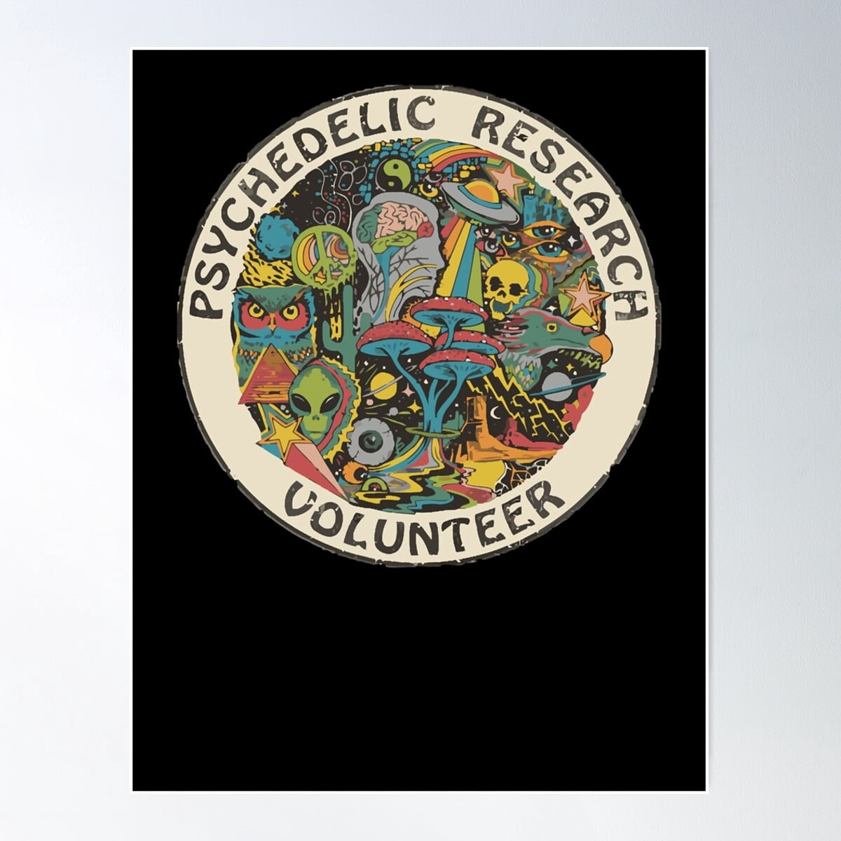 Research Volunteer Poster Wall Art, Modern Wall Decor For Living Room ...