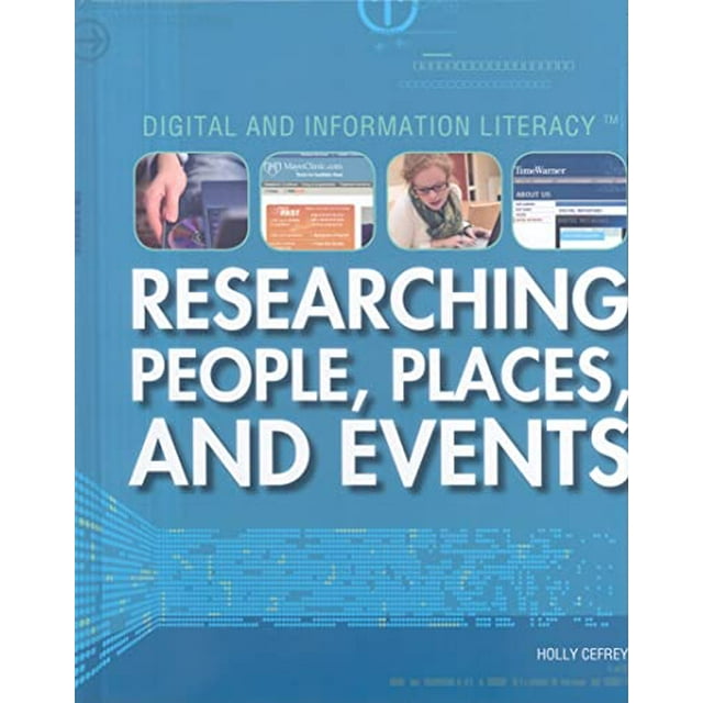 Pre-Owned Researching People, Places, and Events Digital Information Literacy Library Binding ...