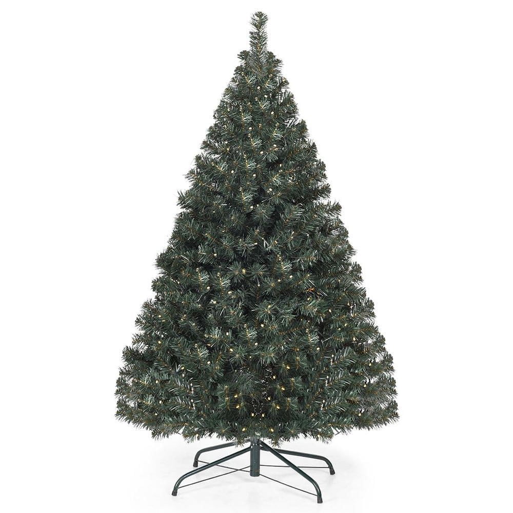 Resenkos 4.5-Ft Pre-Lit Artificial Christmas Tree - PVC Hinged ...