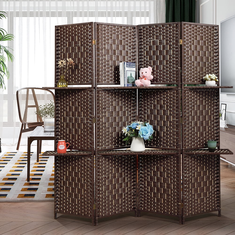 Resenkos 4 Panel Folding Partition Privacy Screen indoor Room Divider ...