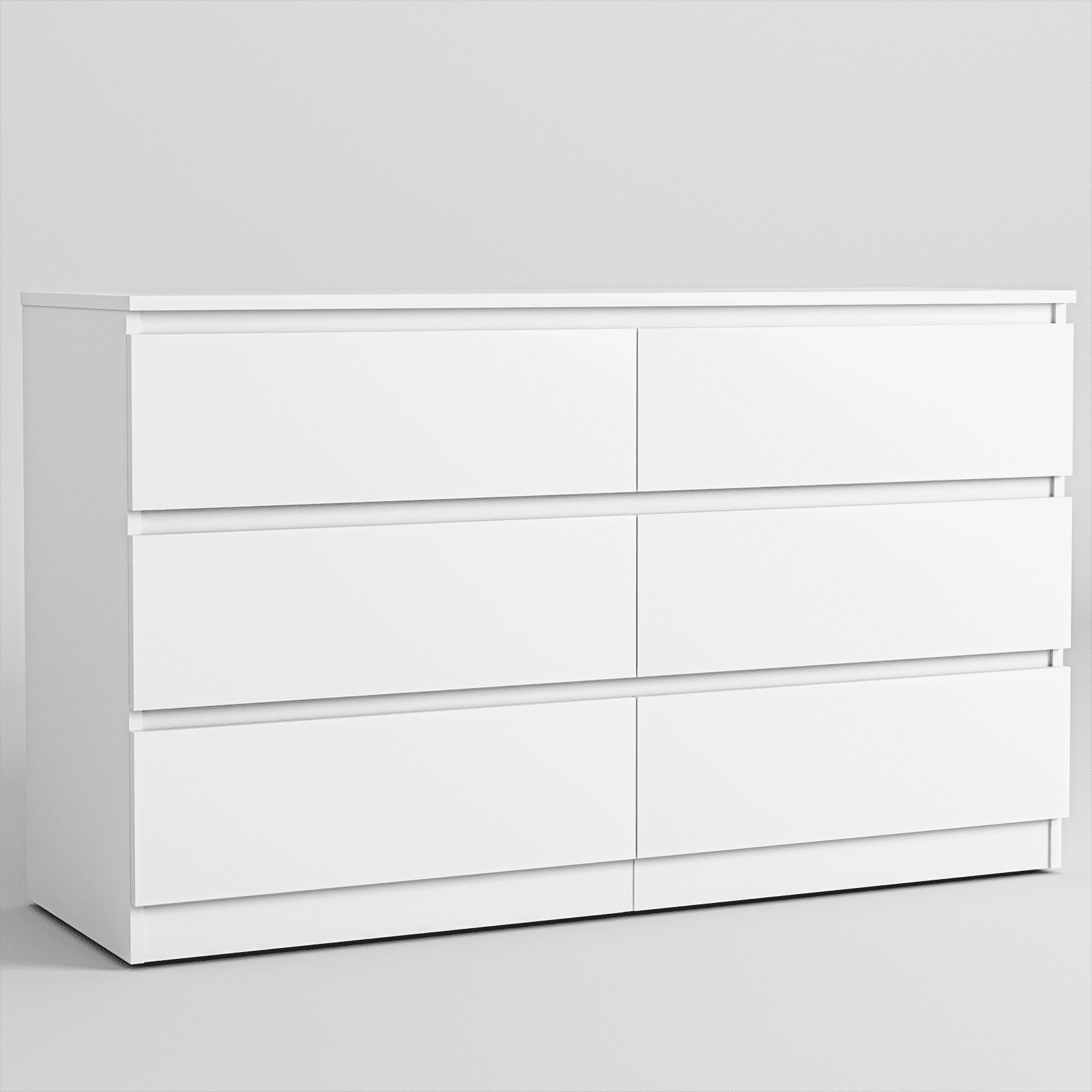 Resenkos 6 Drawer Wide Chest of Drawers, Storage Drawer Organizer ...