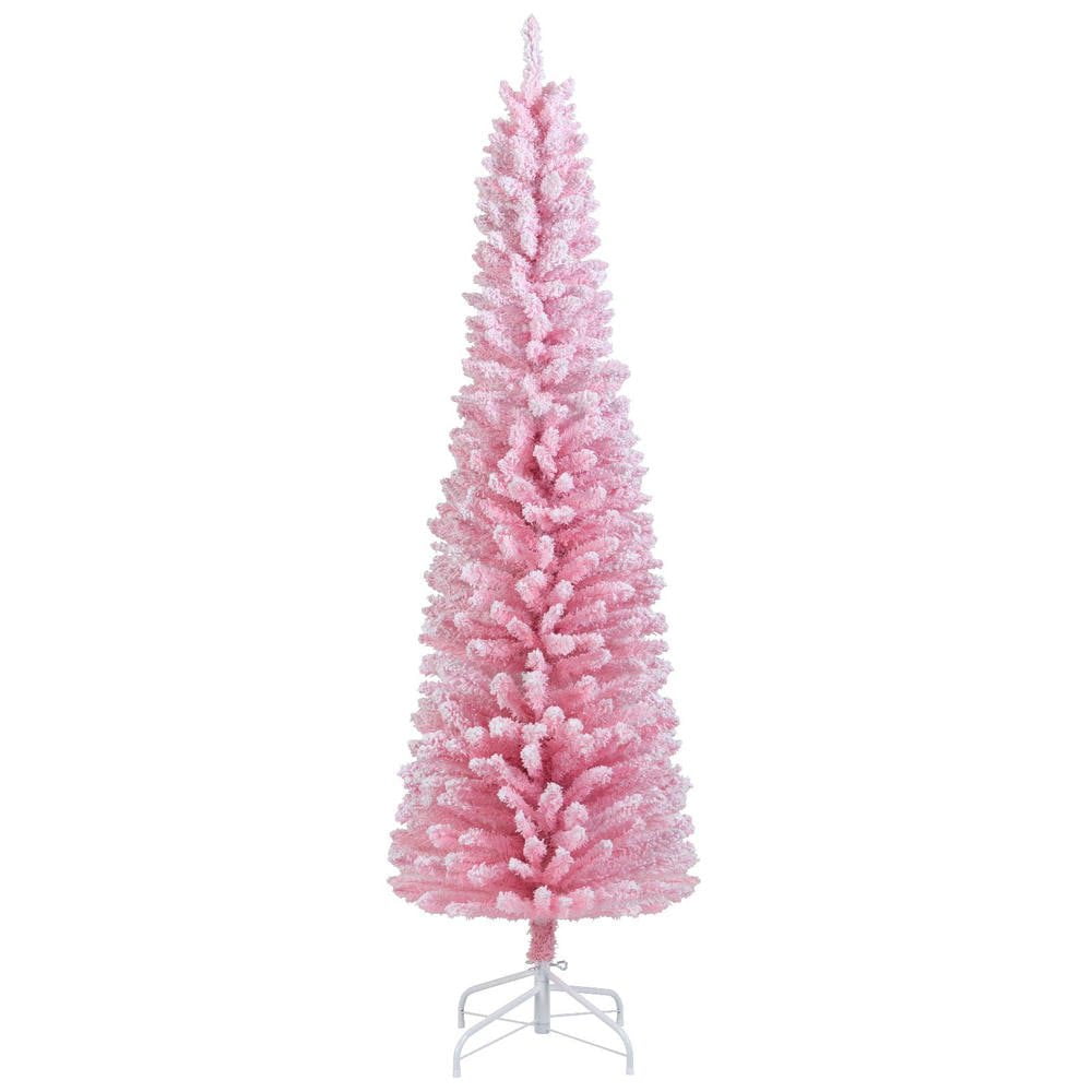 Resenkos 6-Ft Artificial Christmas Tree with 460 Tips and Folding Stand ...