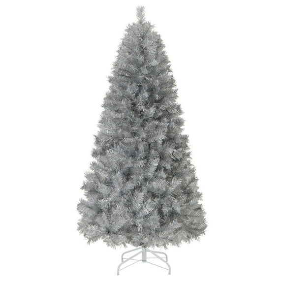 Resenkos 6-Ft Artificial Christmas Tree with Warm White LED Lighting ...
