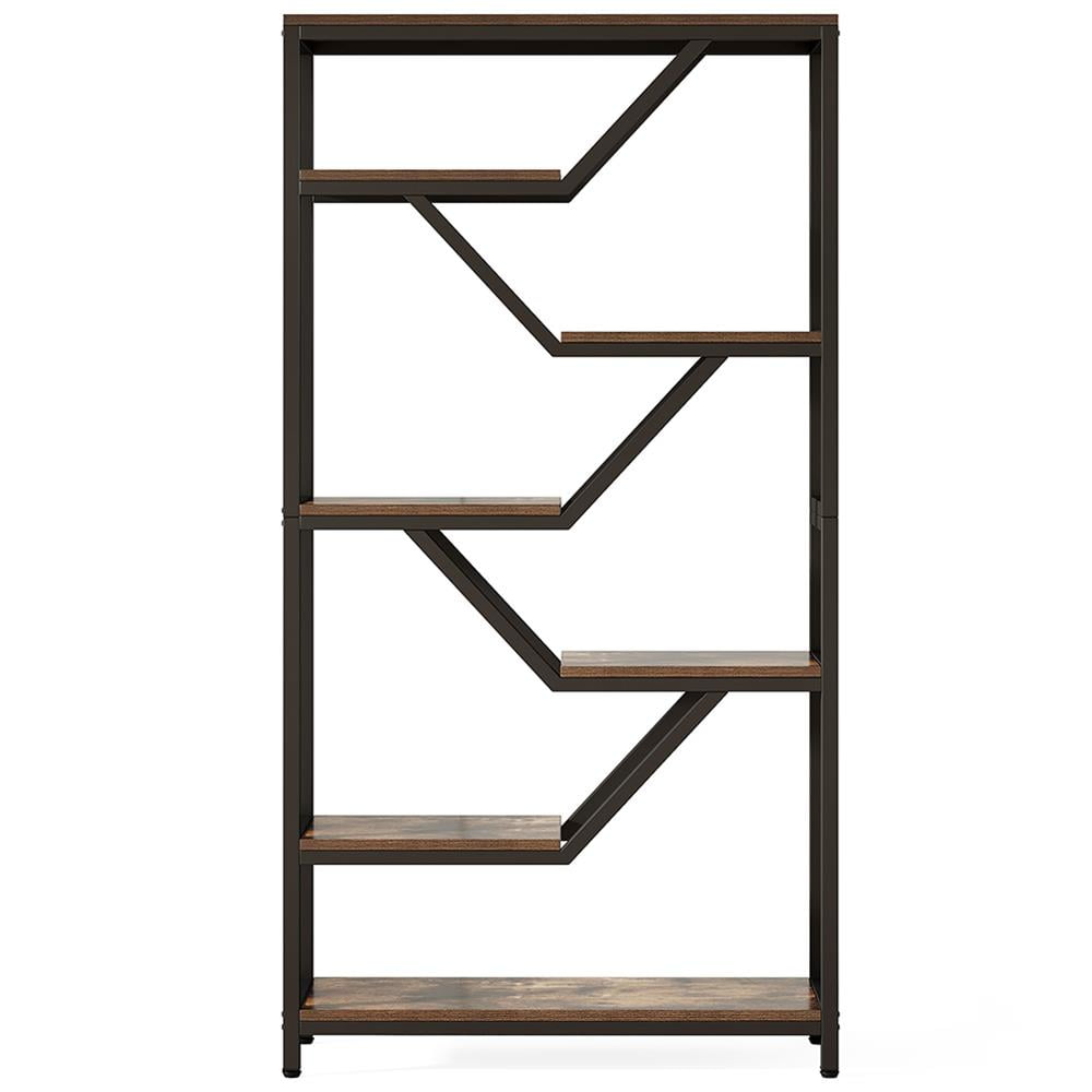 Resenkos Bookshelf, Storage Shelf, Bookcase,72" Bookshelf, 6-Tier ...