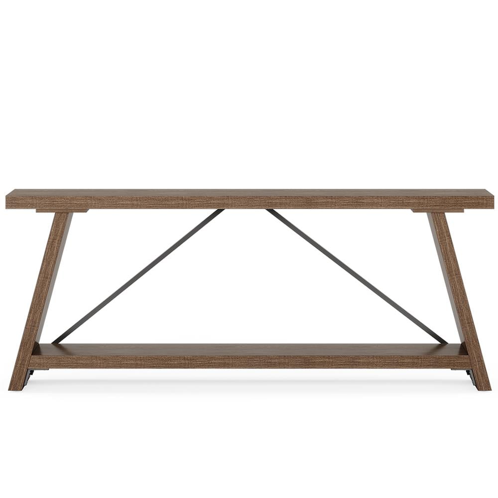 Resenkos Console Sofa Table, Display Shelf,70.9" Console Table, Extra ...