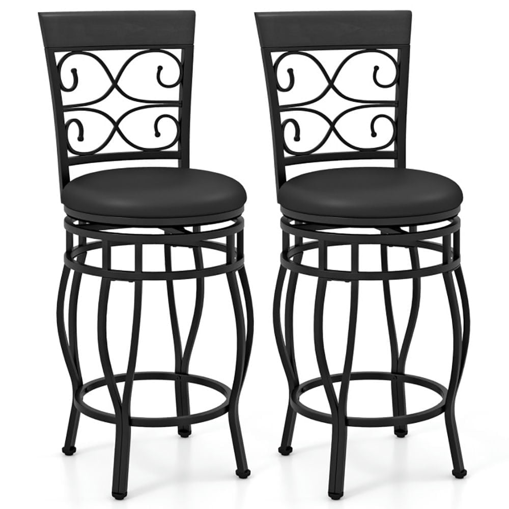 Resenkos Dining Room Chairs, Kitchen Chairs,Set of 2 26 Inch Bar Stool ...