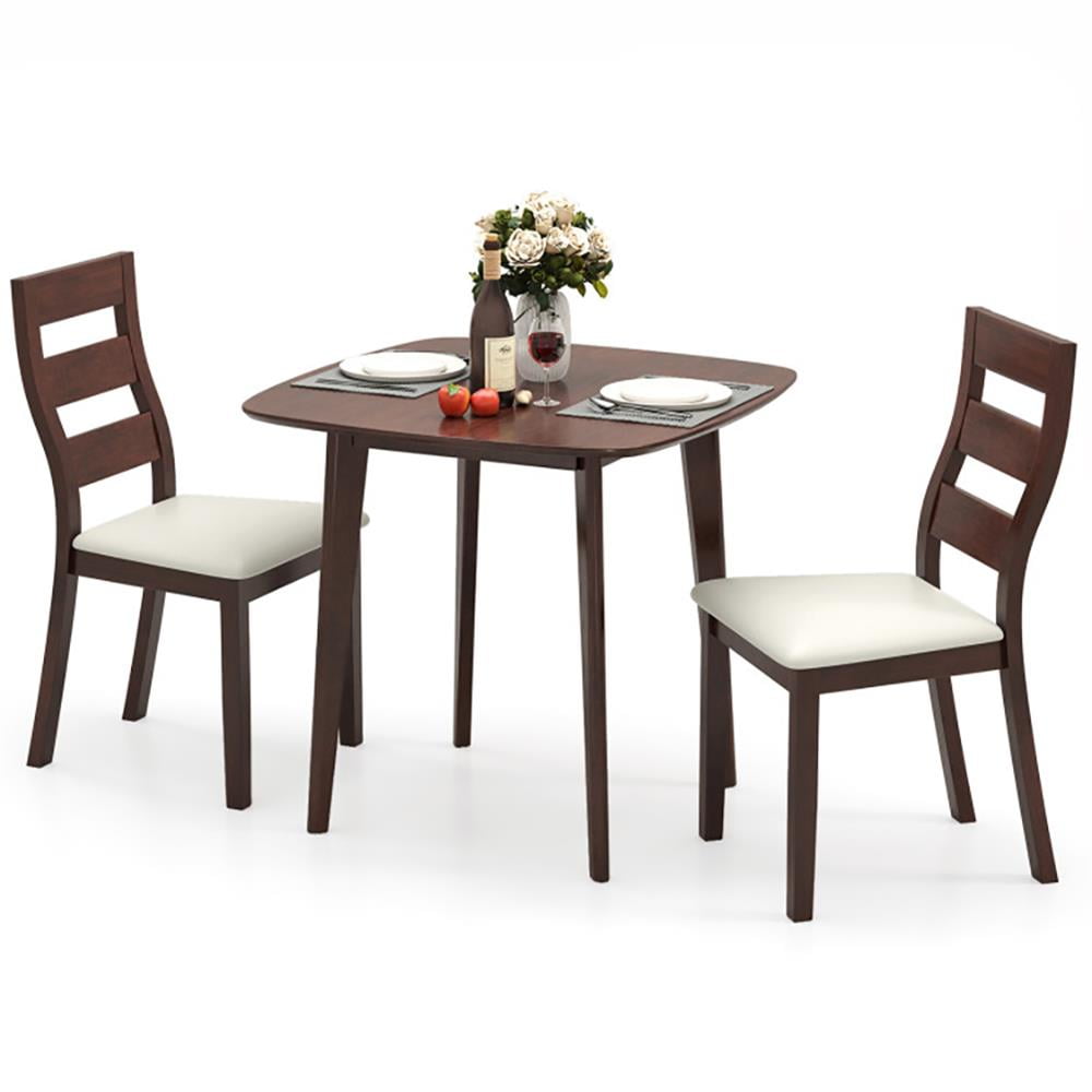 Resenkos Dining Table Set,Dining Table Chairs Set3-Piece Dining Table ...