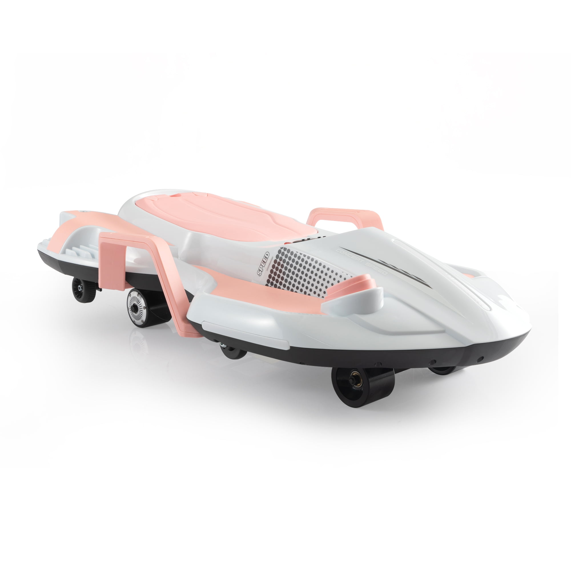 Resenkos Electric Kids Racing Car with Music and Lights, Pink - Walmart.com