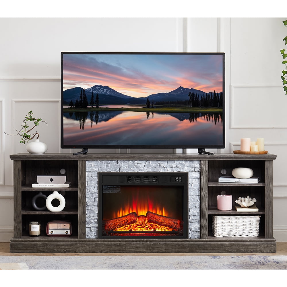 Resenkos Entertainment TV Stand,Entertainment CenterTV Desk Storage ...
