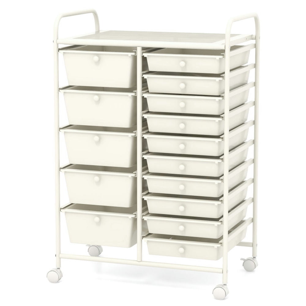 Resenkos File Cabinet, Filing Cabinet Unit, 15-Drawer Utility Rolling ...