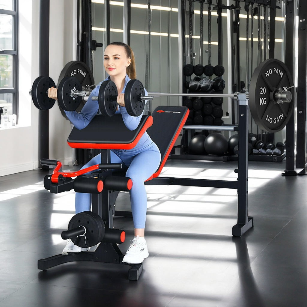 Resenkos Foldable Incline Decline Sit up Exercise Bench,Gym Bench ...