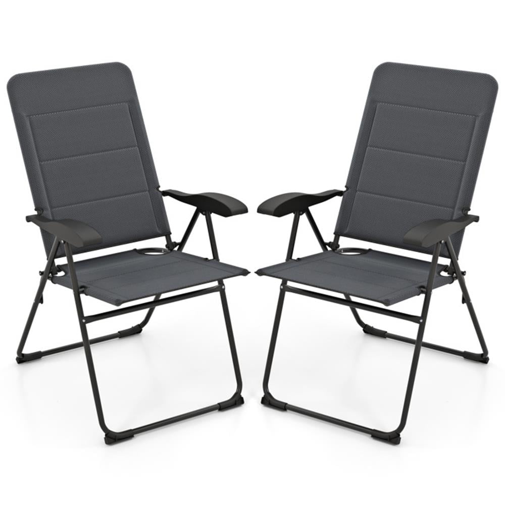 Resenkos Folding Chairs, Patio Outside Chairs, Lawn Chairs,2 Pieces ...
