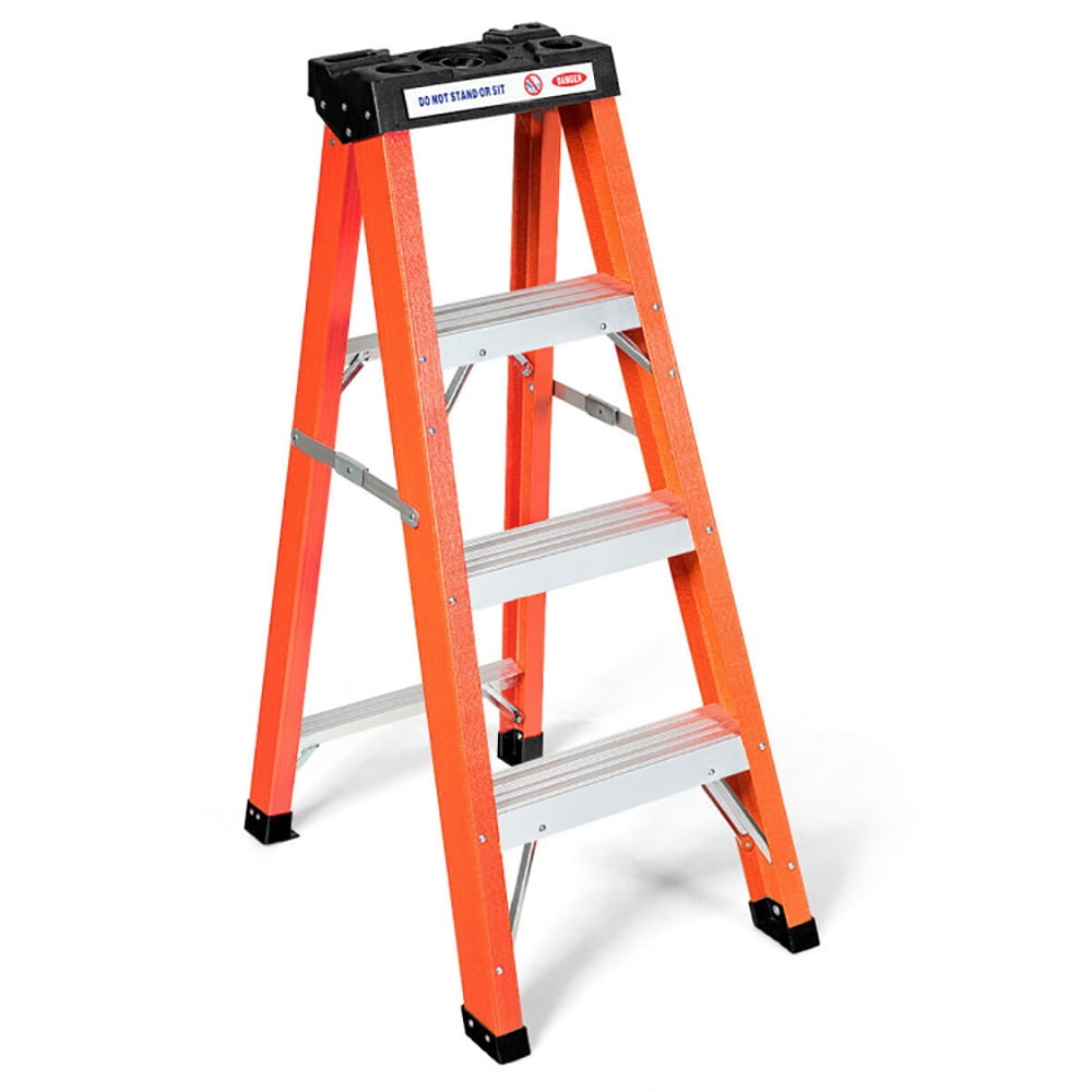 Resenkos Folding Stool, Step Ladder,3-Step Ladder Folding Step Stool ...