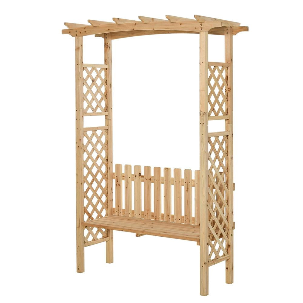 Resenkos Garden Bench, Patio Bench,Outdoor Garden Bench Arch Pergola ...