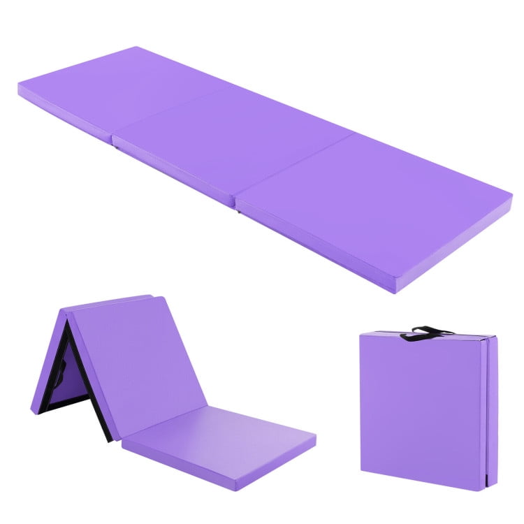 Resenkos Gymnastics Mat, Exercise Tumbling Mat,6 x 2 FT Tri-Fold Gym ...