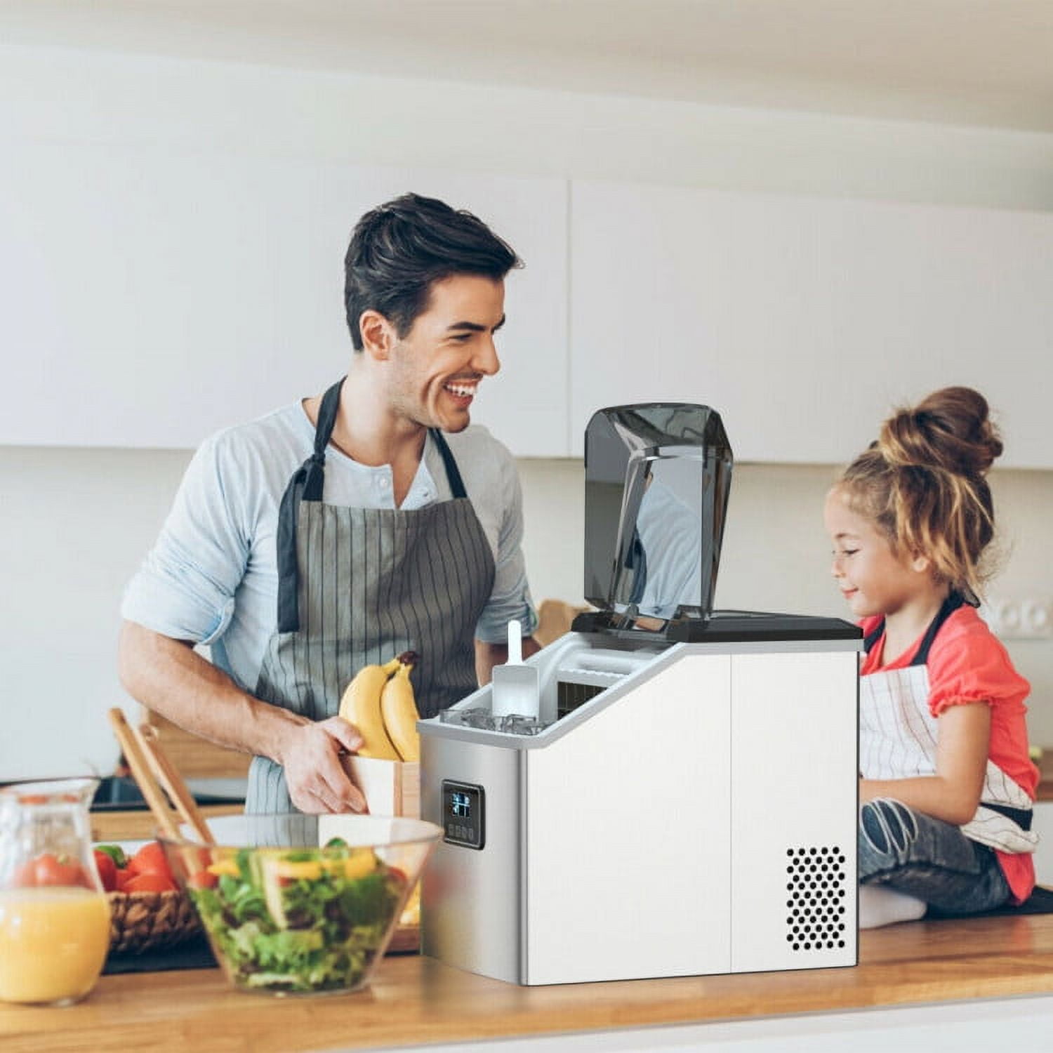 Resenkos Ice Maker Machine, Machine for Making Ice Cubes, 48 lbs ...