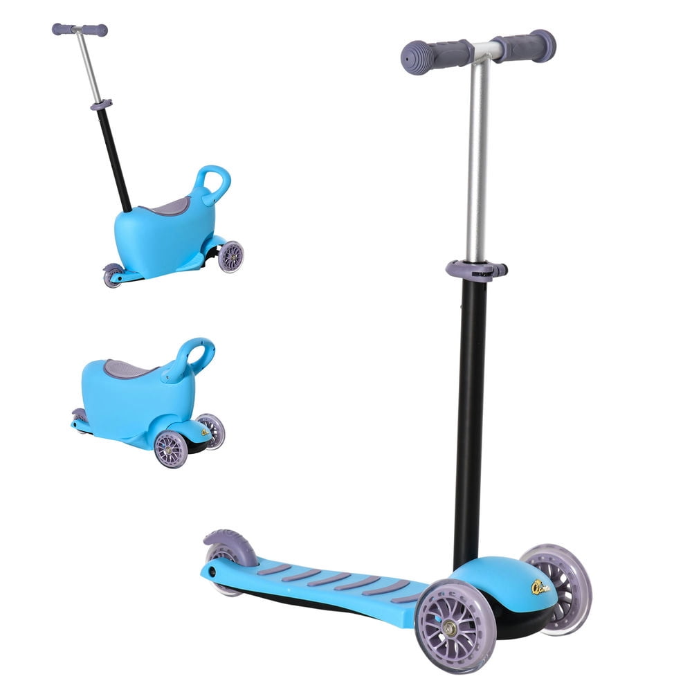 Resenkos Kids Glide Scooter,3-in-1 Ride On Push Car, Kids Scooter ...