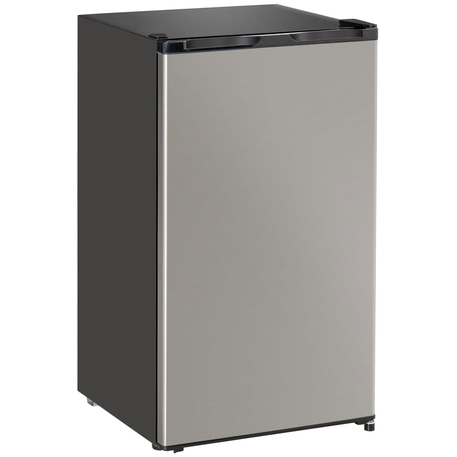 Resenkos Mini Fridge with Freezer, Adjustable Shelves and Temperature ...