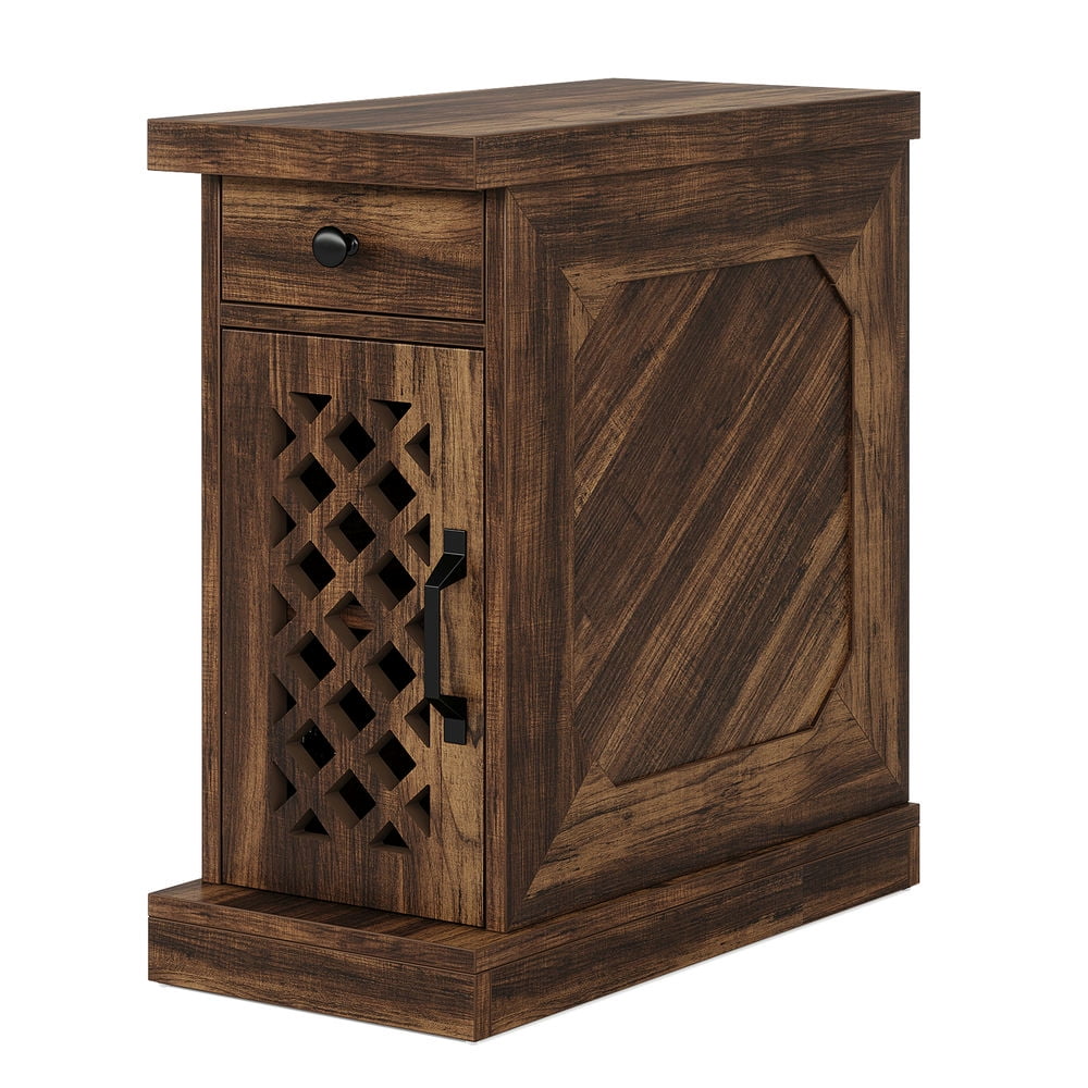 Resenkos Nightstand, Night Stand,Rustic Side Table, End Table ...
