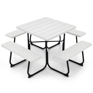 northbeam X-Frame Picnic Table Dining Set - Walmart.com